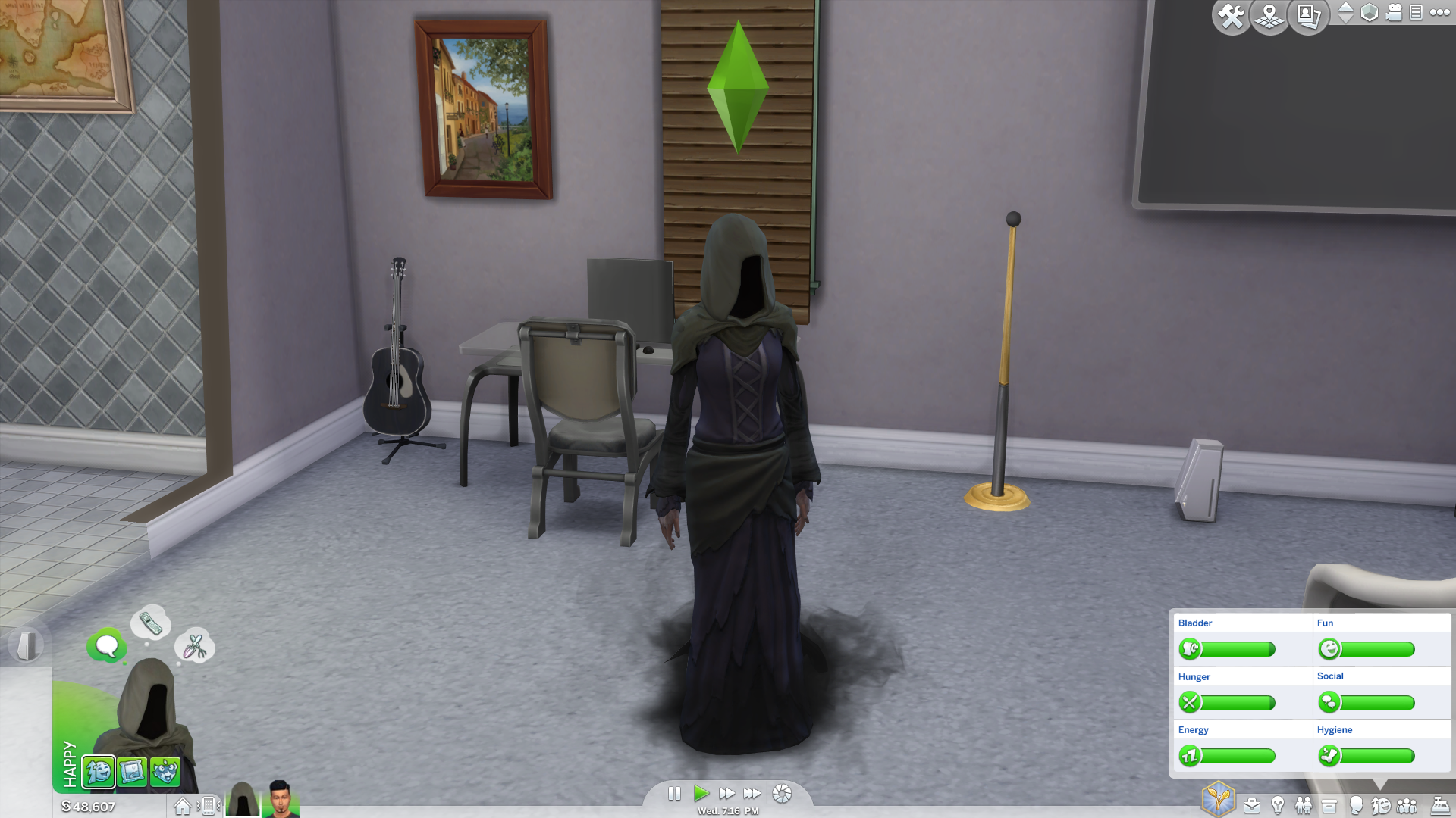 Sims 4 – Female Grim Reaper Experiment : : Retro Gamer Boy